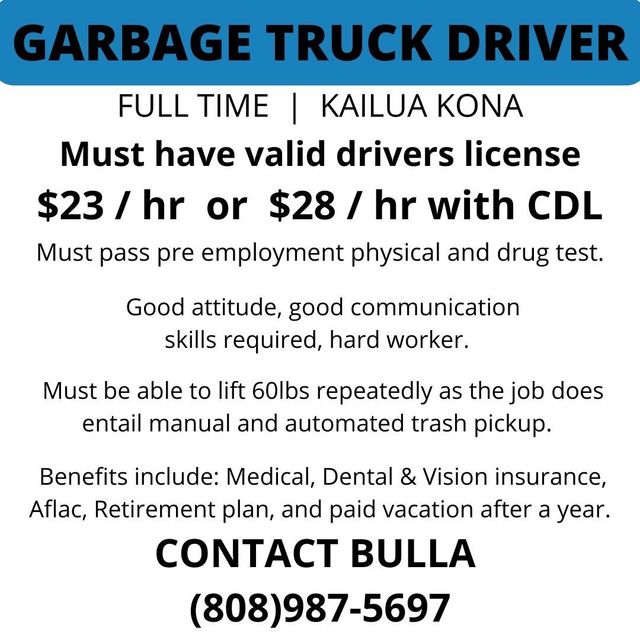 Driving Job Vacancy