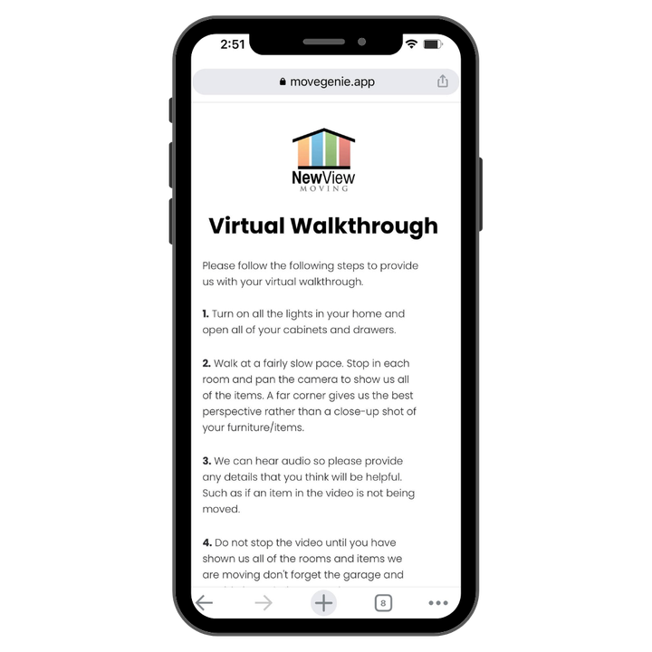 Move Genie - Virtual Walkthrough App for Moving Companies