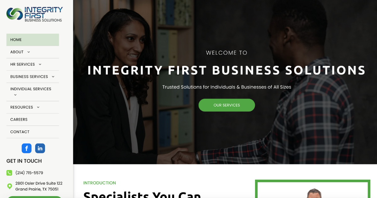 Integrity First | Recruitment & Employee Benefits