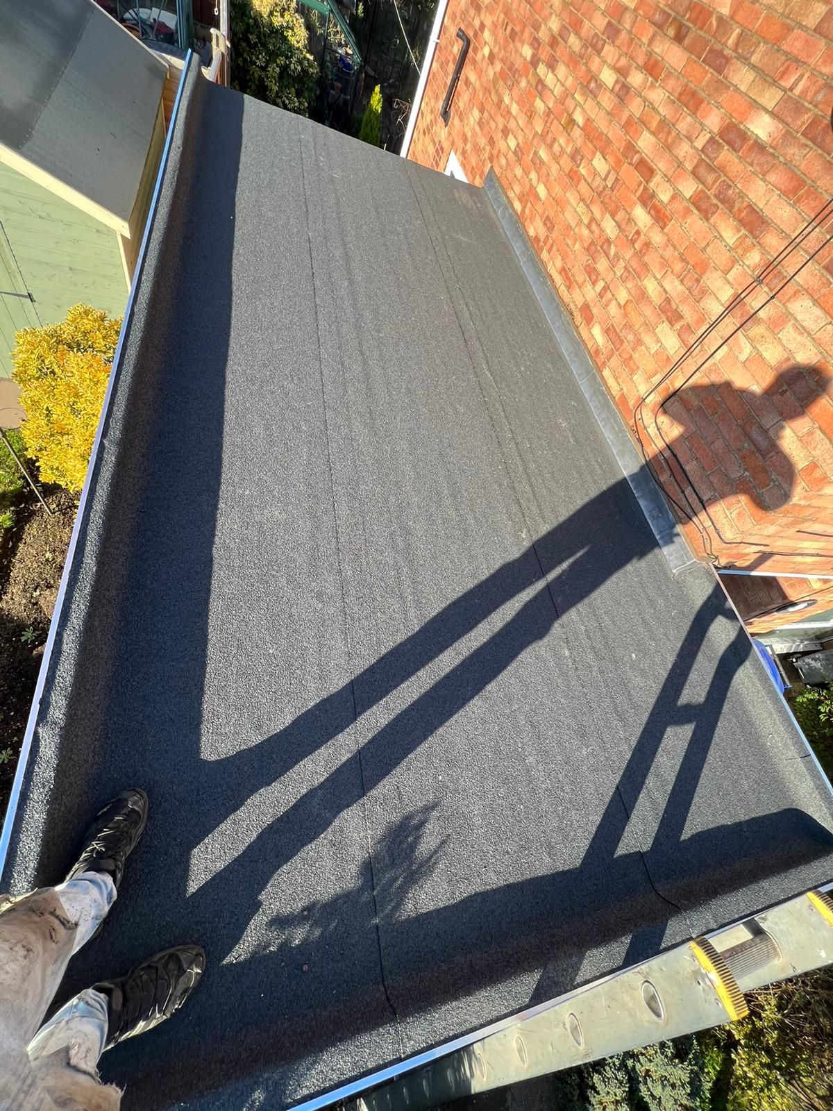 New Felt Flat Roof - Warwick
