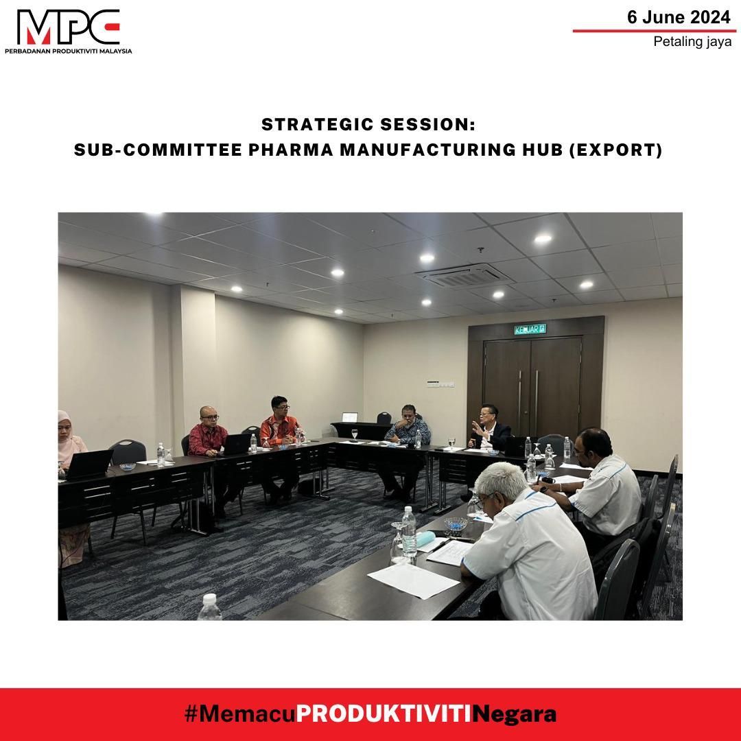STRATEGIC SESSION: SUB-COMMITTEE PHARMA MANUFACTURING HUB (EXPORT)