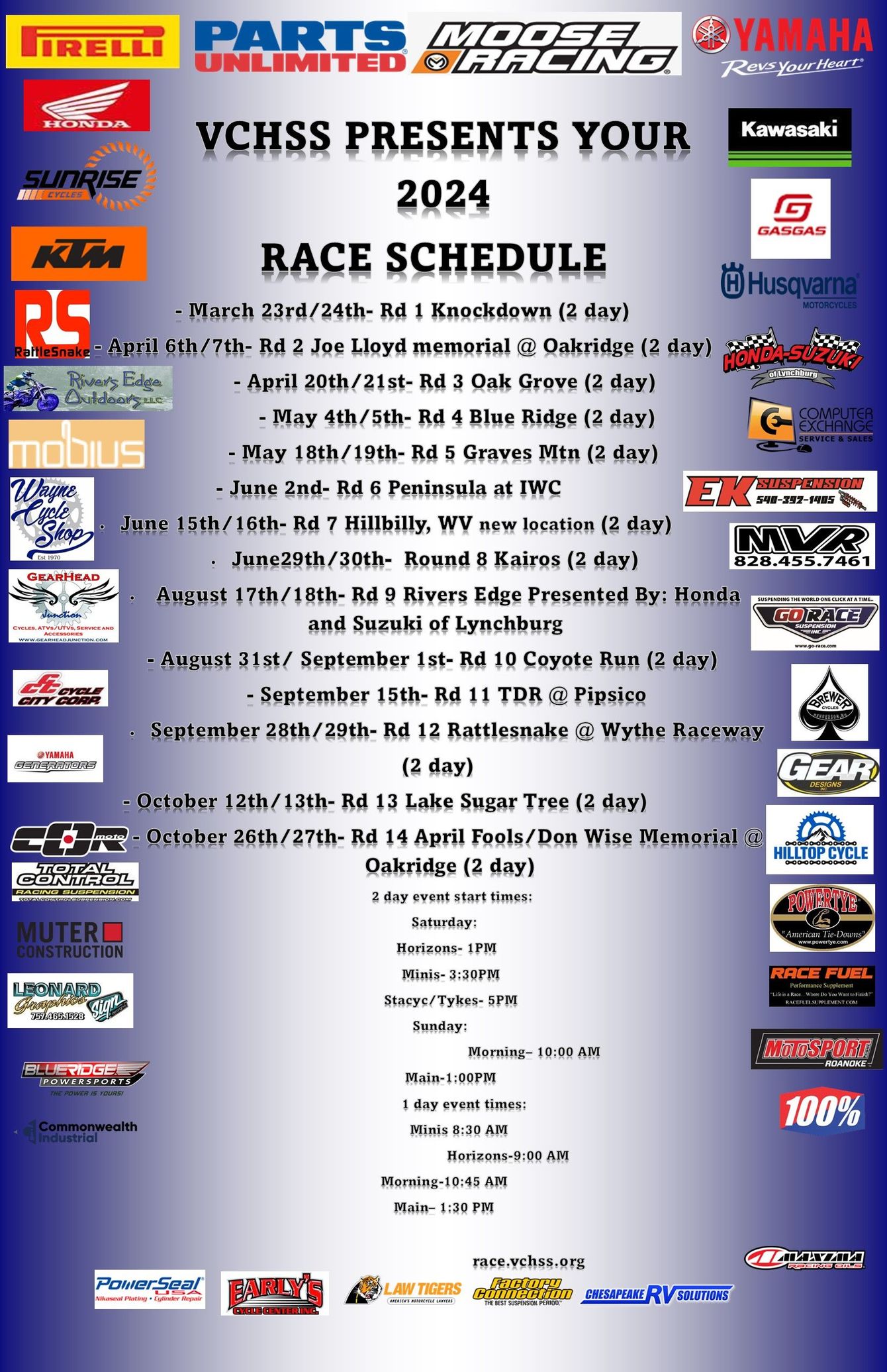 VCHSS Racing - Virginia Championship Hare Scramble Series