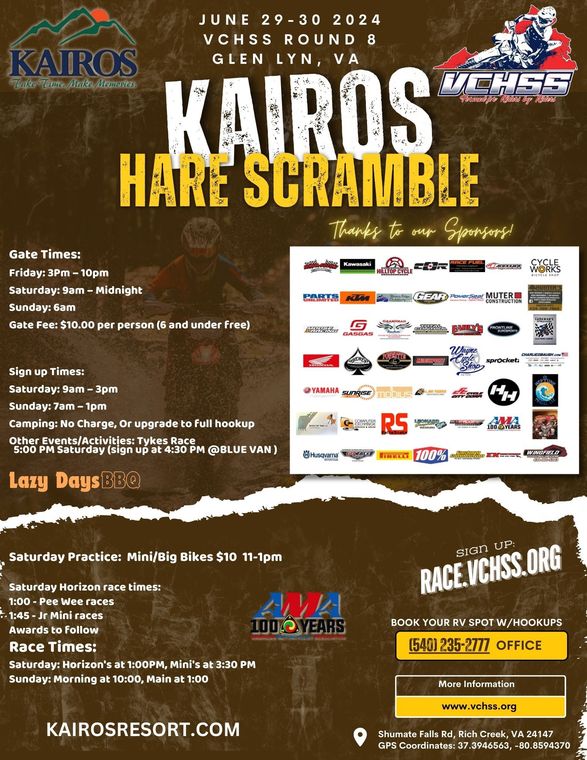 VCHSS Racing - Virginia Championship Hare Scramble Series