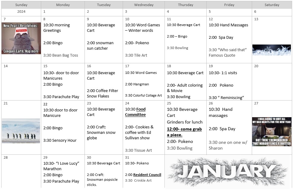 Therapeutic Recreation | Villa Maria Nursing & Rehabilitation ...