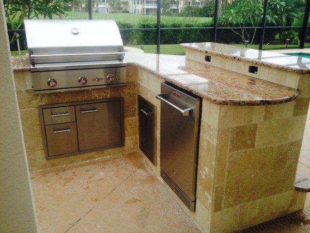 L-Shaped Outdoor Kitchens & Ideas | HL Posey Builders
