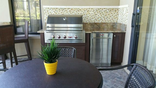 Straight Run Outdoor Kitchens & Ideas | HL Posey Builders