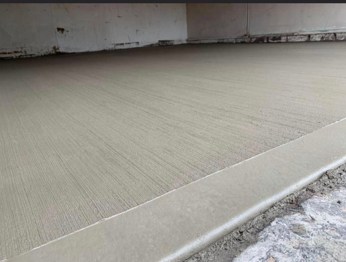 Commercial Brushed Concrete in Rochester, NY