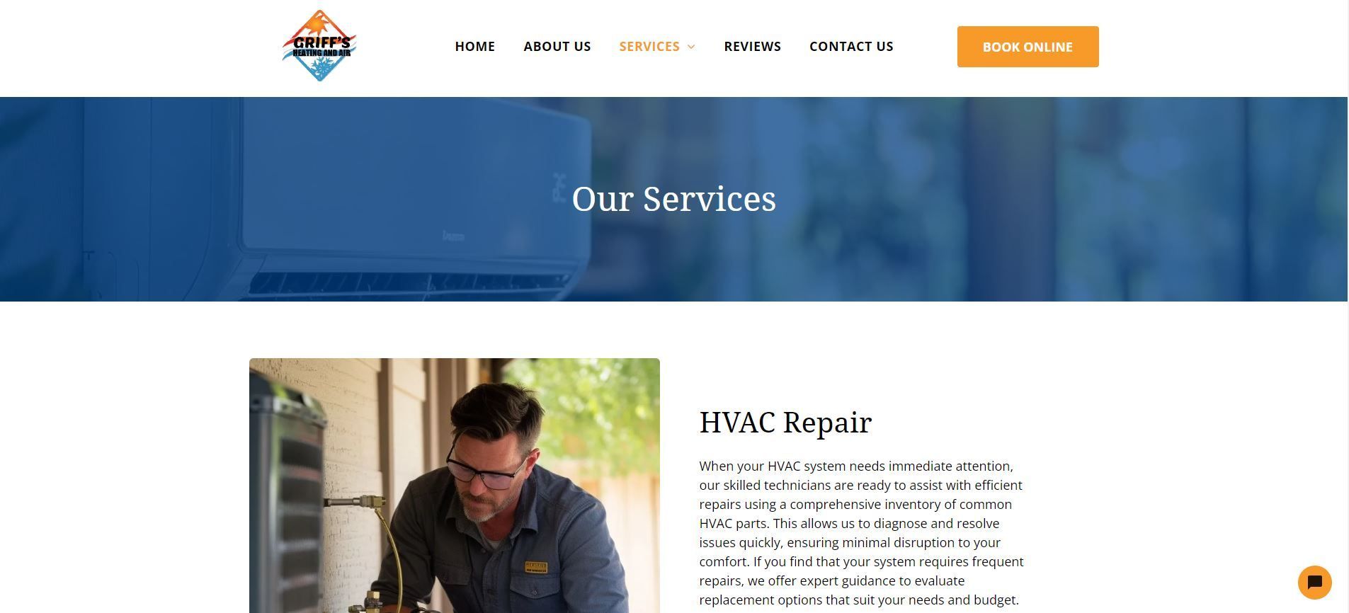 Services | Griff's Heating and Air | Bel Air, MD