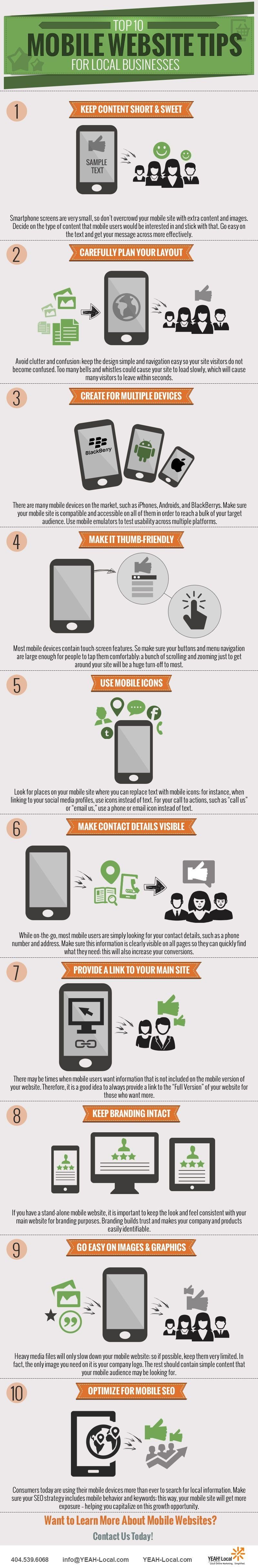 10 Tips for Creating a Successful Mobile Friendly Website [Infographic]