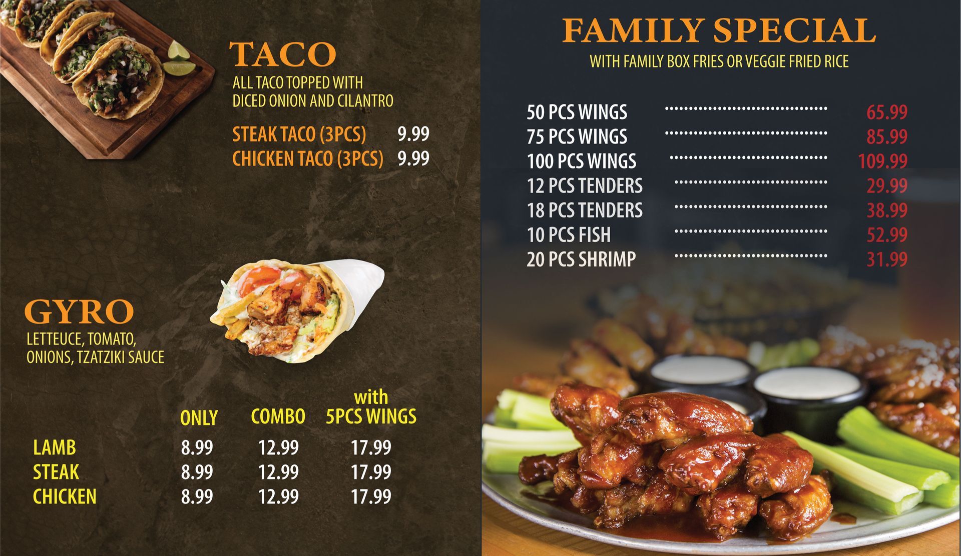 MENU Wing Fi Duluth ga