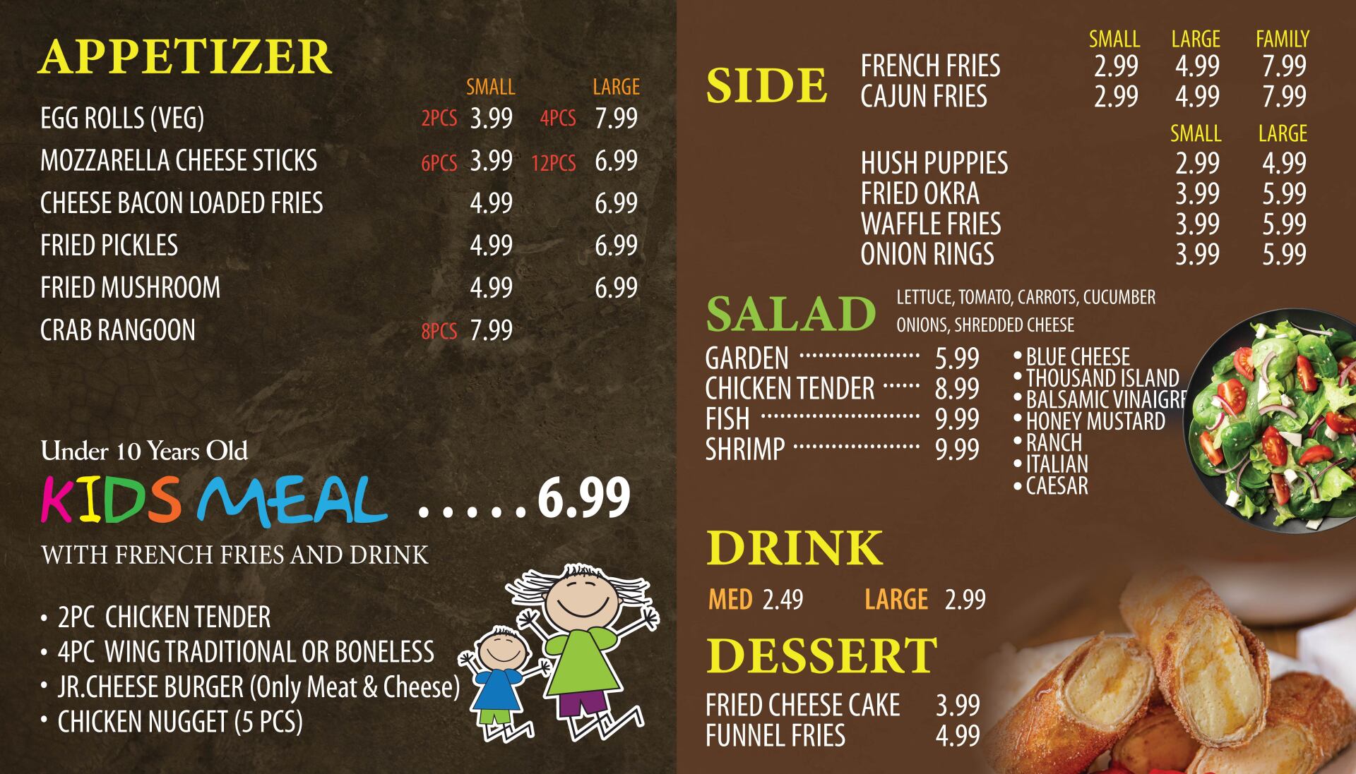 MENU Wing Fi Evans ga