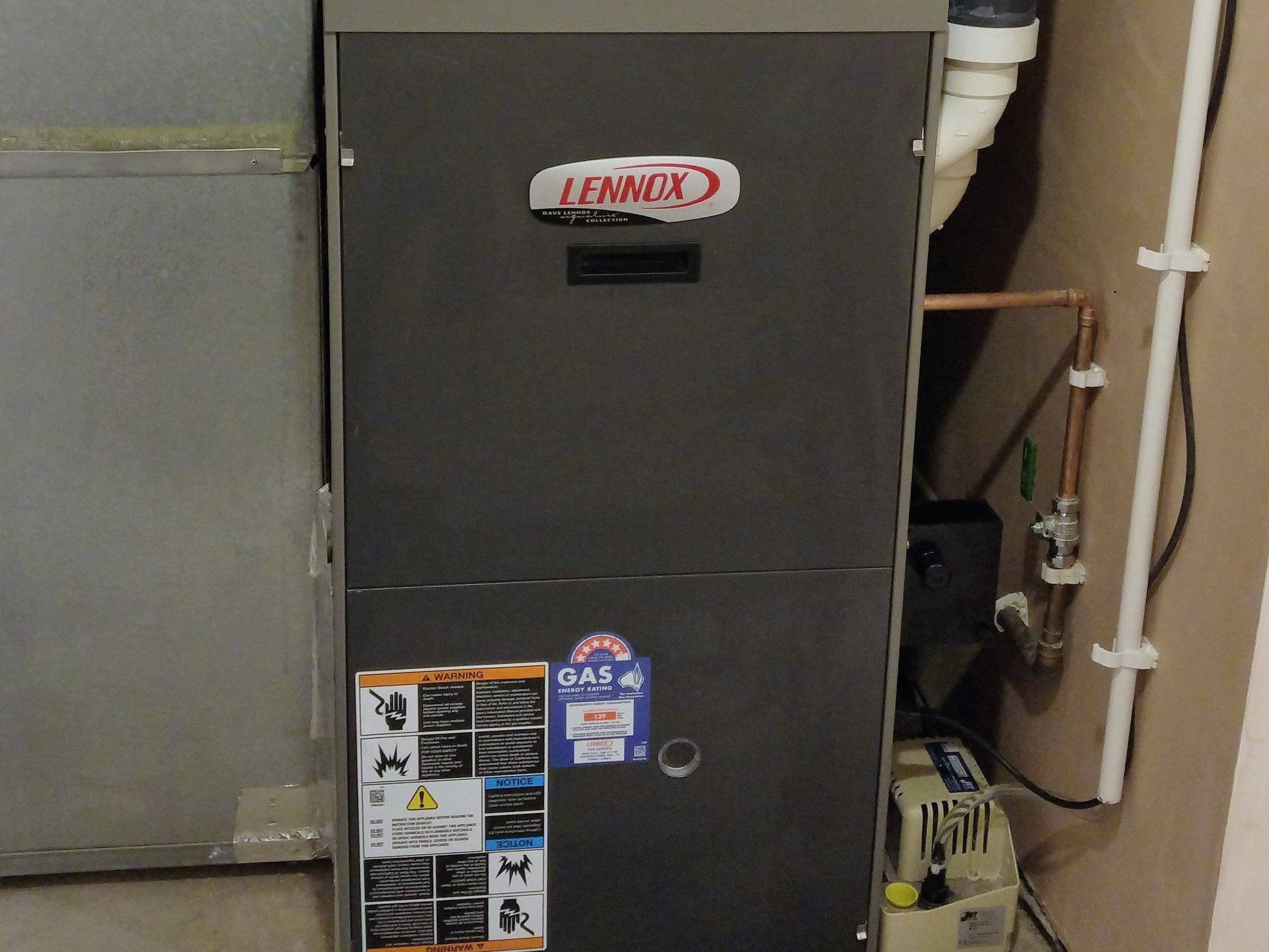 Install and repair warm air heating system in Nottingham