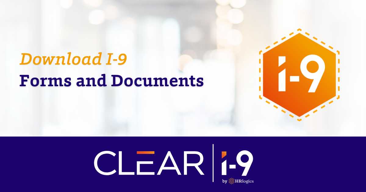 Clear I-9 | Download I-9 Forms