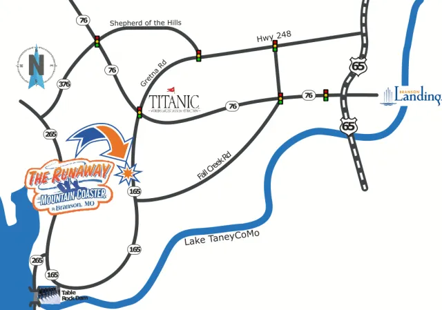 Branson map of attractions 60 photos - Morilly.com