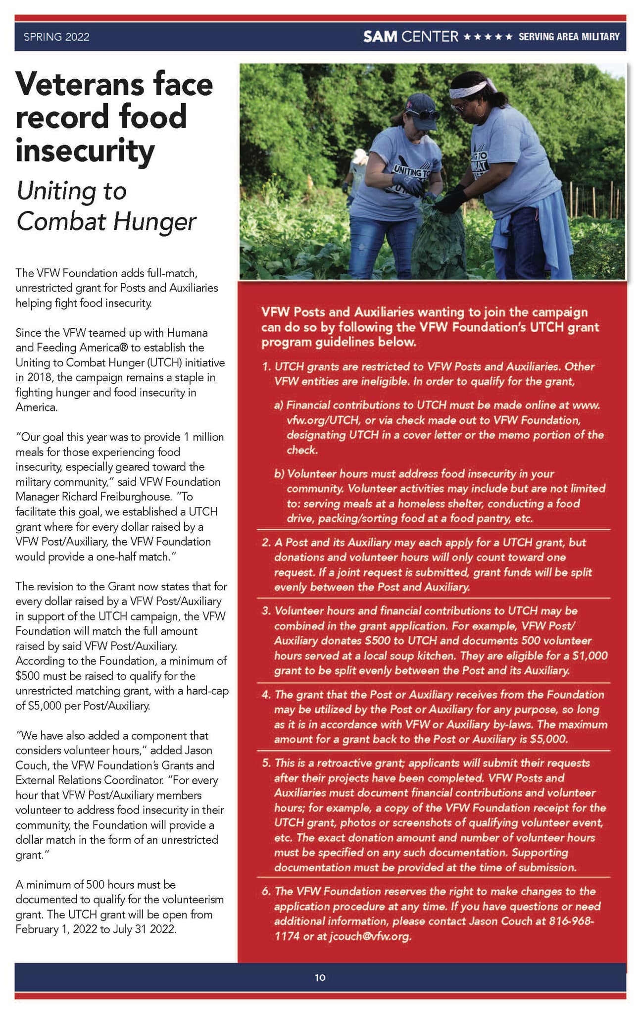 Serving Area Military