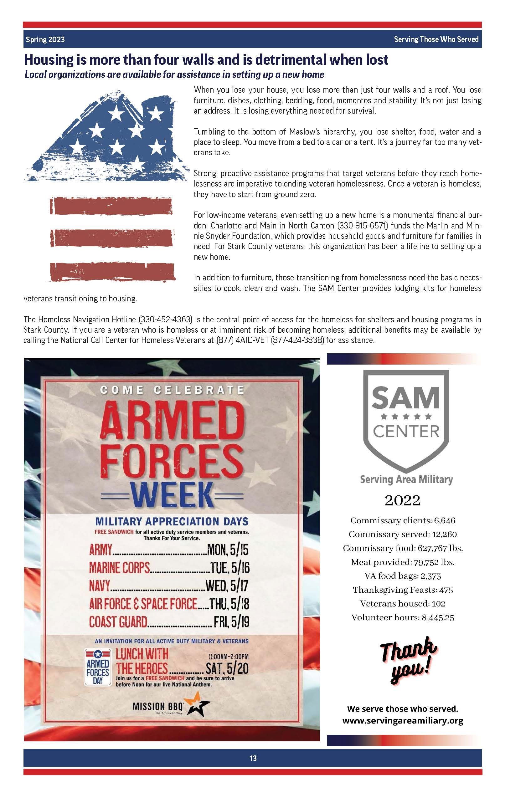 Serving Area Military