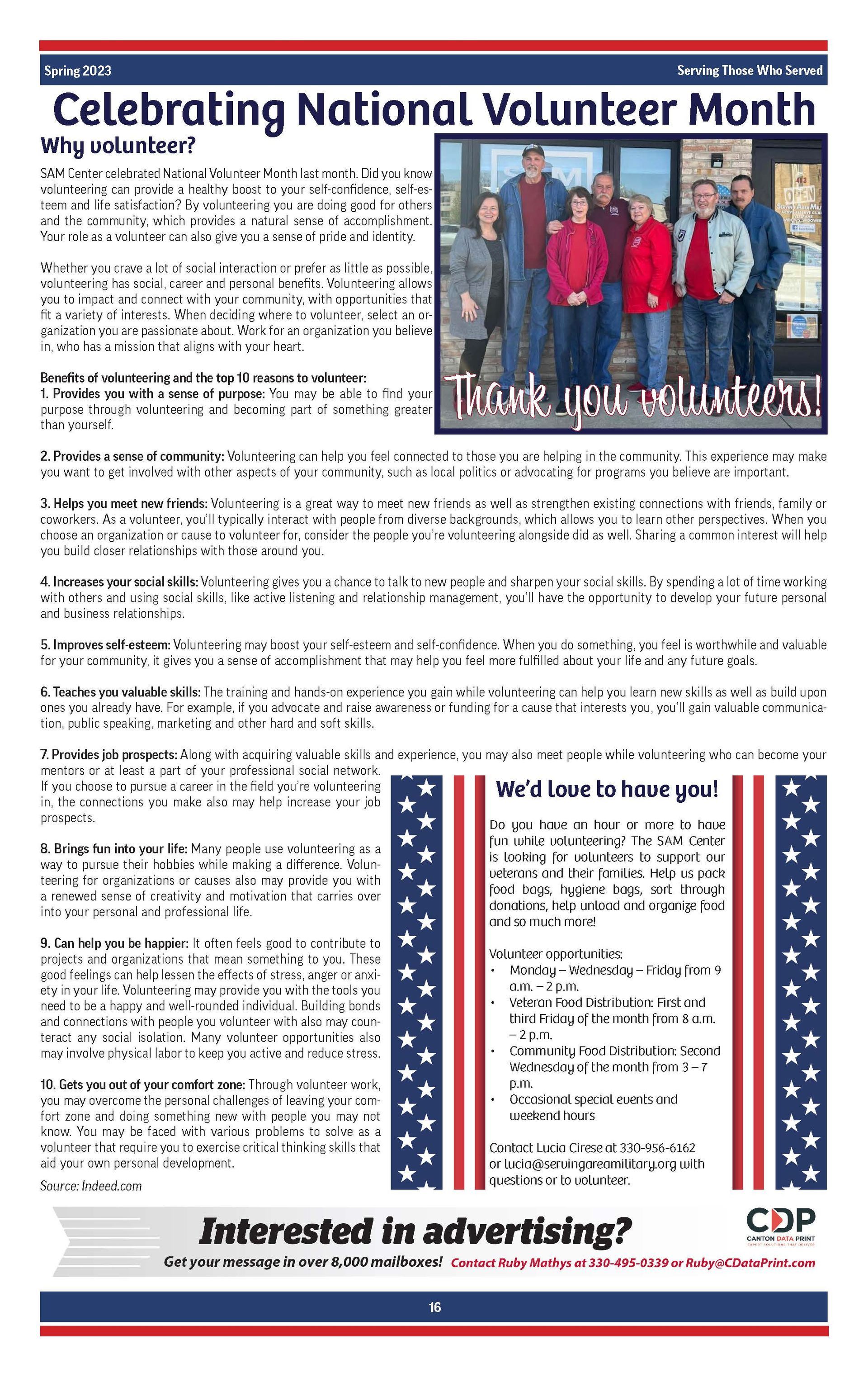 Serving Area Military