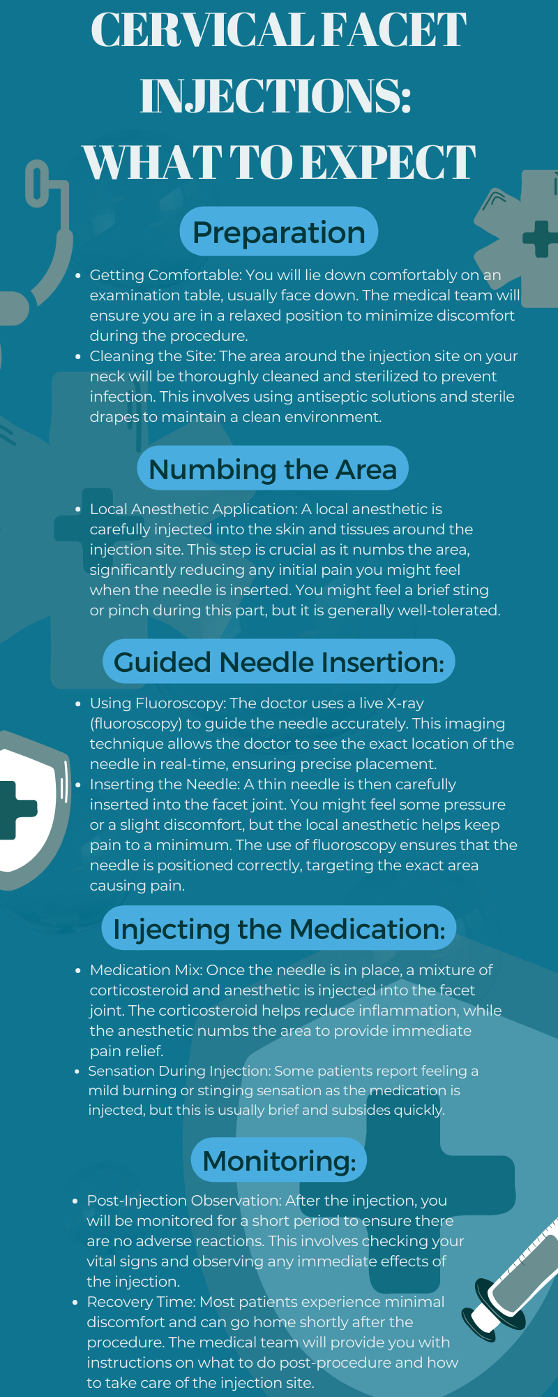 Cervical Facet Injection For Upper Back and Neck Pain
