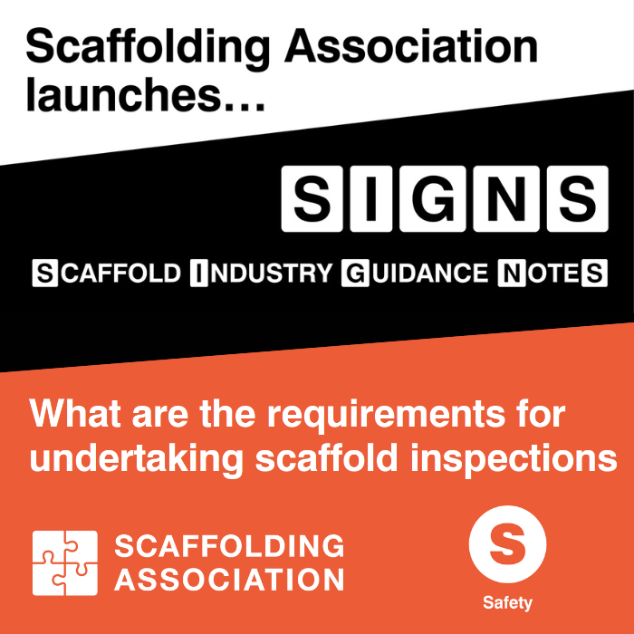 Scaffolding Association Launches New Guidance on Scaffold Inspections ...
