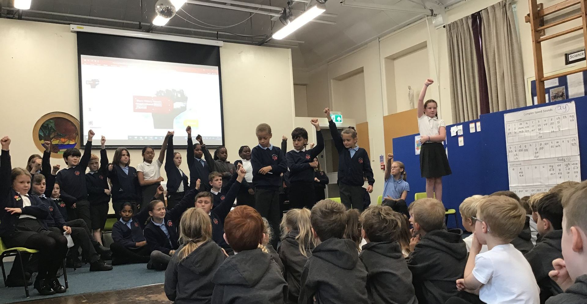 Class 5 Black History Assembly