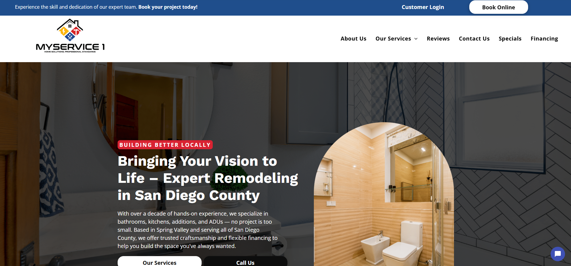 Contact Contractor | Spring Valley, CA | My Service 1