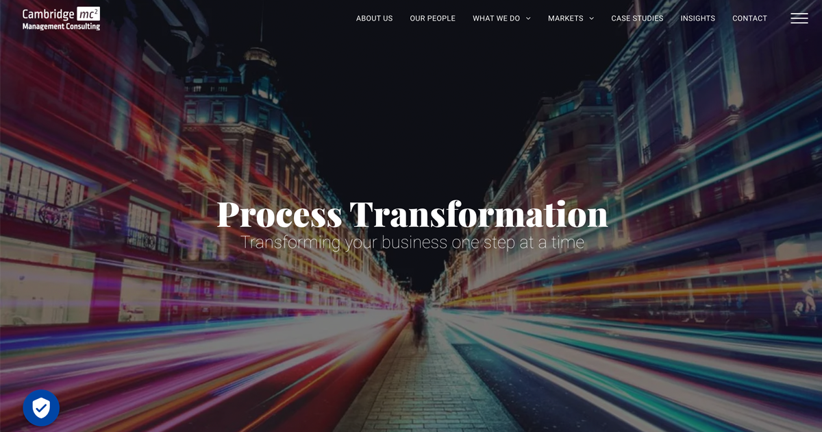 Process Transformation | Cambridge Management Consulting