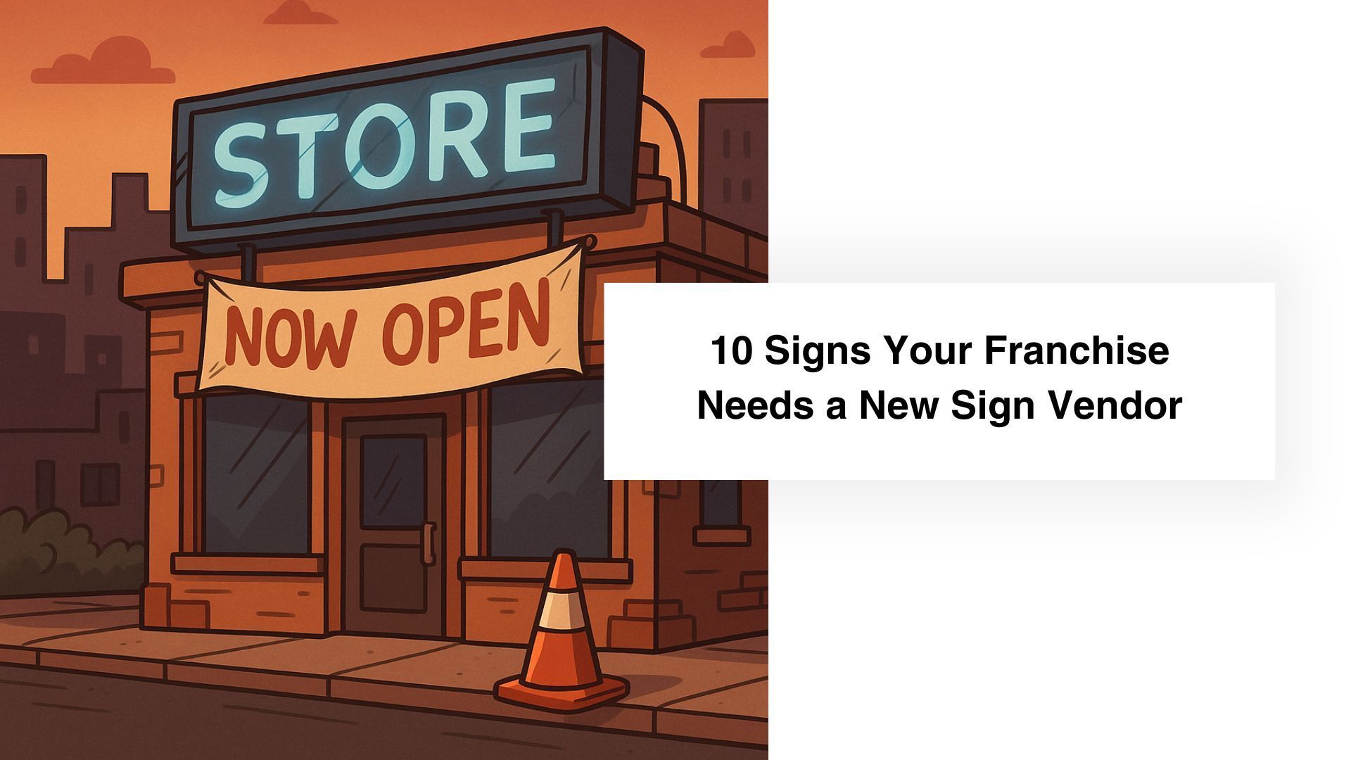 10 Signs Your Franchise Needs a New Sign Vendor