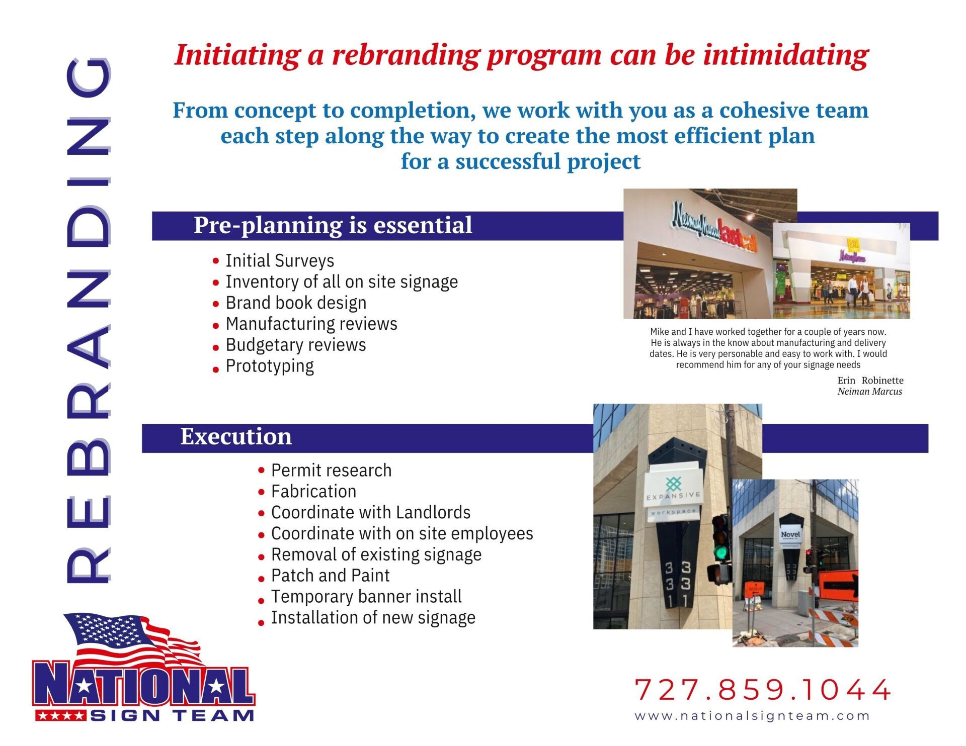 Industries Served | National Sign | Project Portfolio