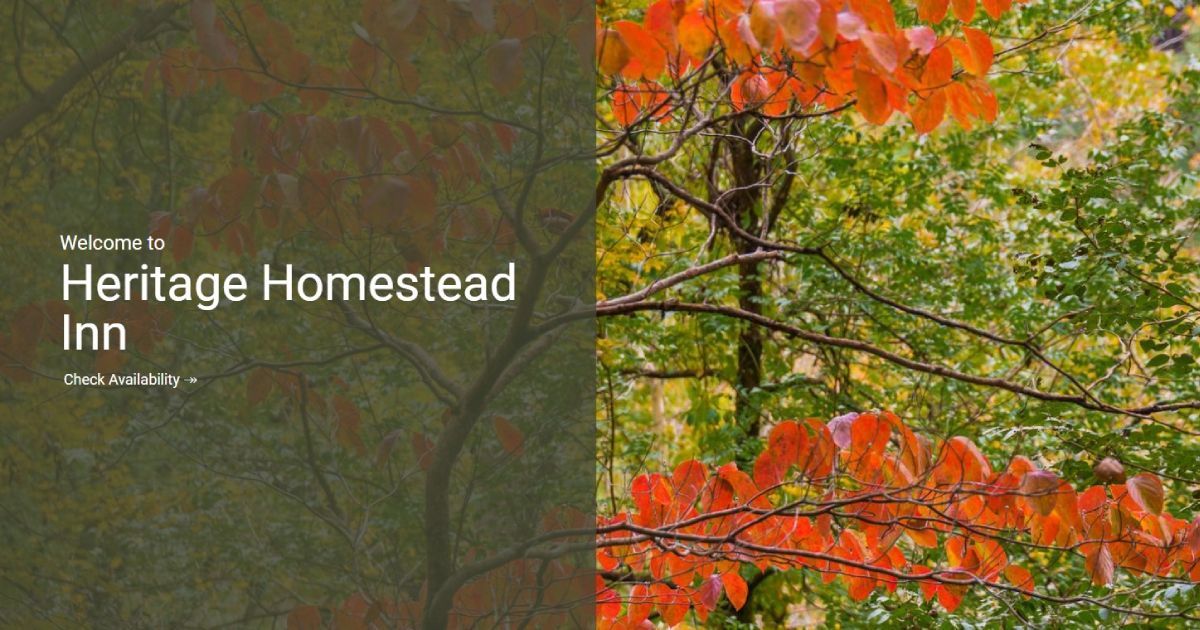 Enjoy a Countryside Stay in Southern Indiana – Heritage Homestead Inn