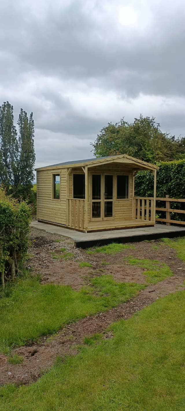Solid Timber Summer Houses from Solid Sheds North East | Redcar
