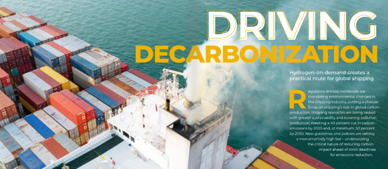 Driving Decarbonization with Fuel Cell Ready Hydrogen on demand