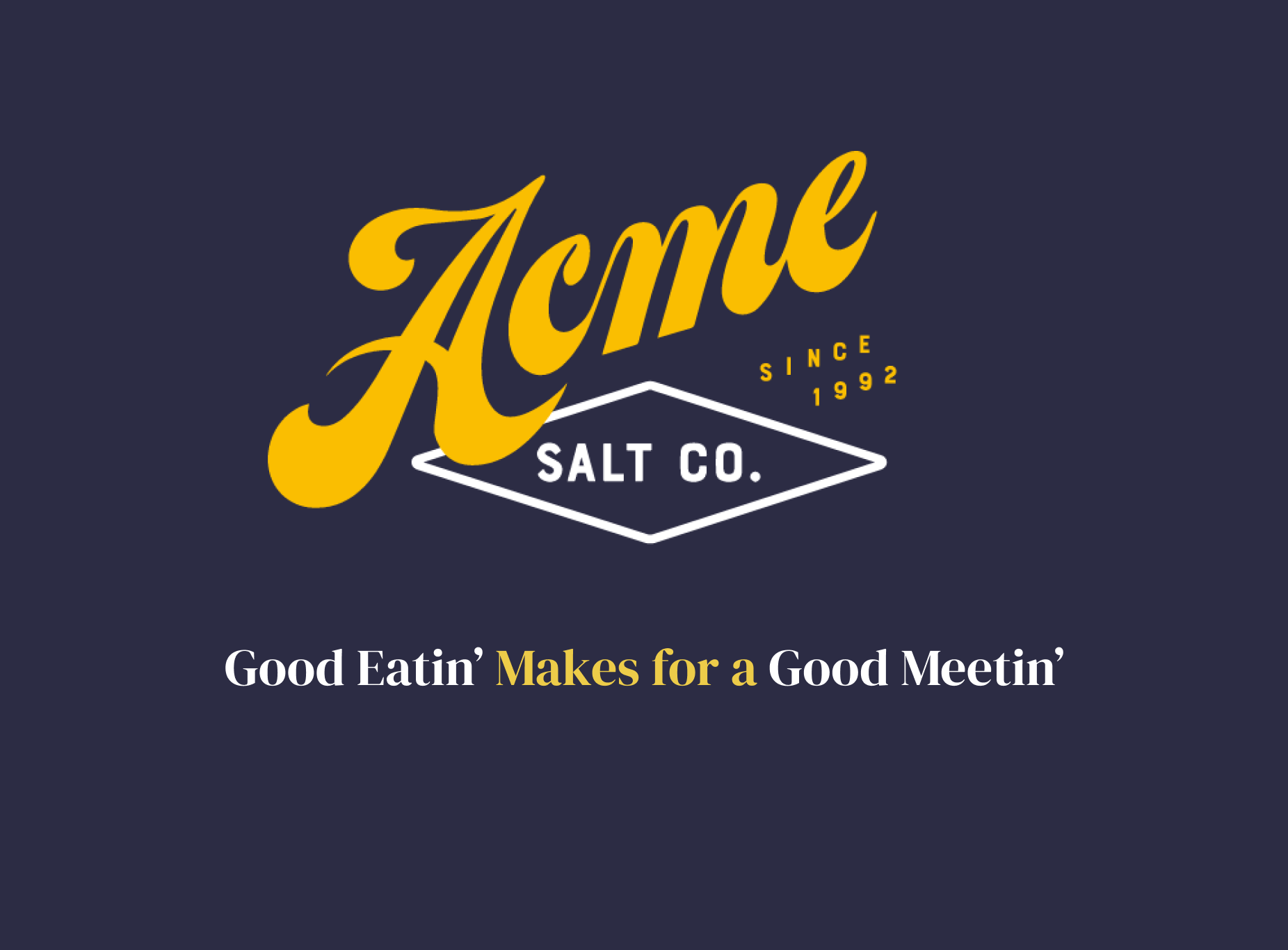 Craft Seasoning Blends | Acme Salt Co