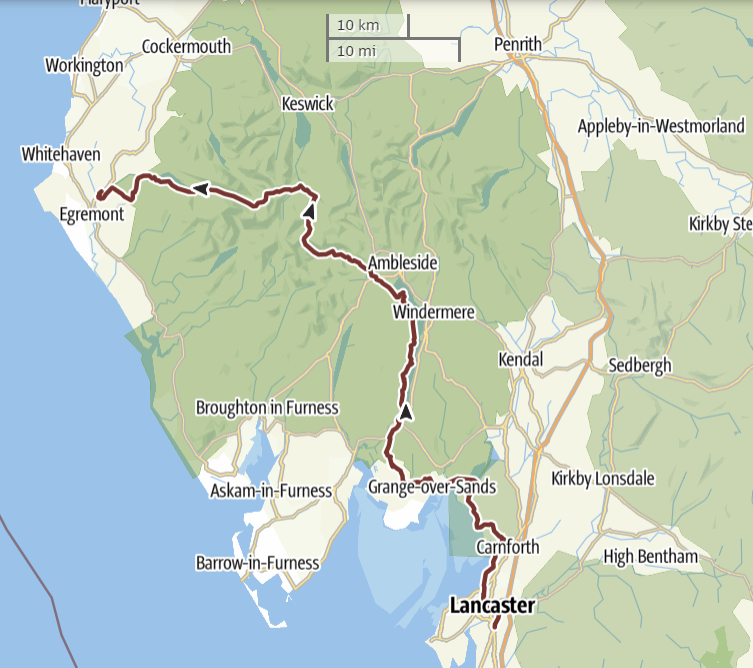 The Lancaster (North) Pilgrim Way is Ready to Walk!