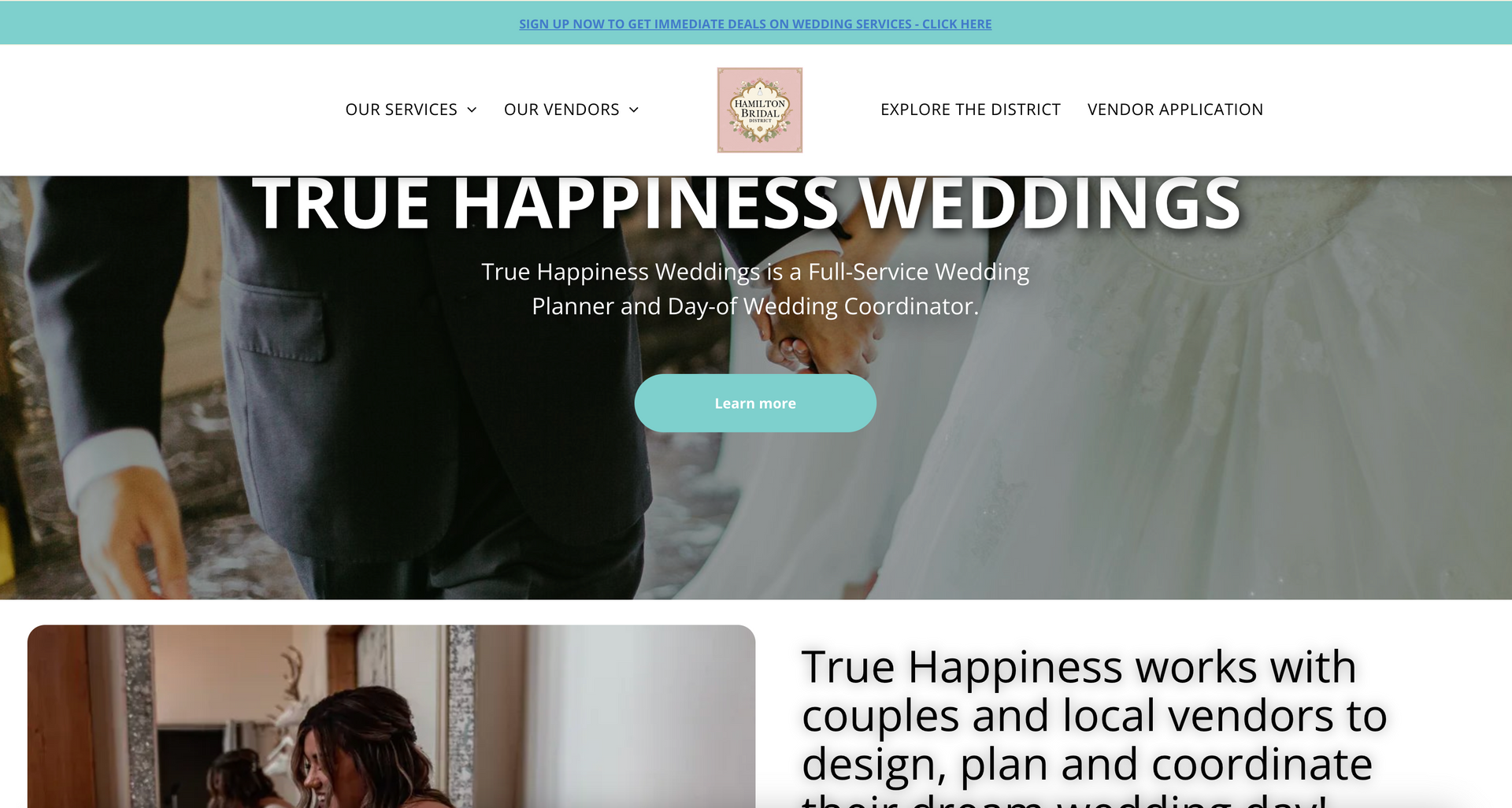 True Happiness Weddings - Day-of Wedding Coordinators and Reception ...