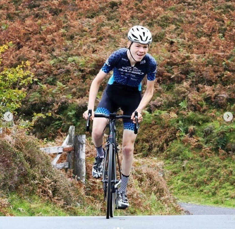 Mechanical support for young rider Tom Townsend