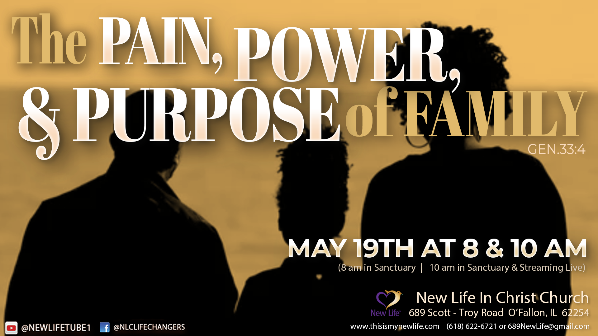 May 26th The Pain, Purpose, and Power of Family