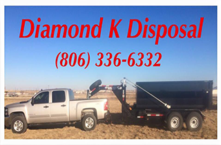 Roll Off Dumpsters in Amarillo, Texas - Diamond K Disposal