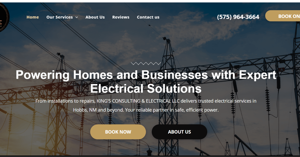 King’s Consulting & Electrical LLC -Trusted in Hobbs NM