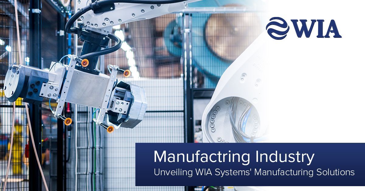 Manufacturing Industry offerings by WIA Systems | ERP Services