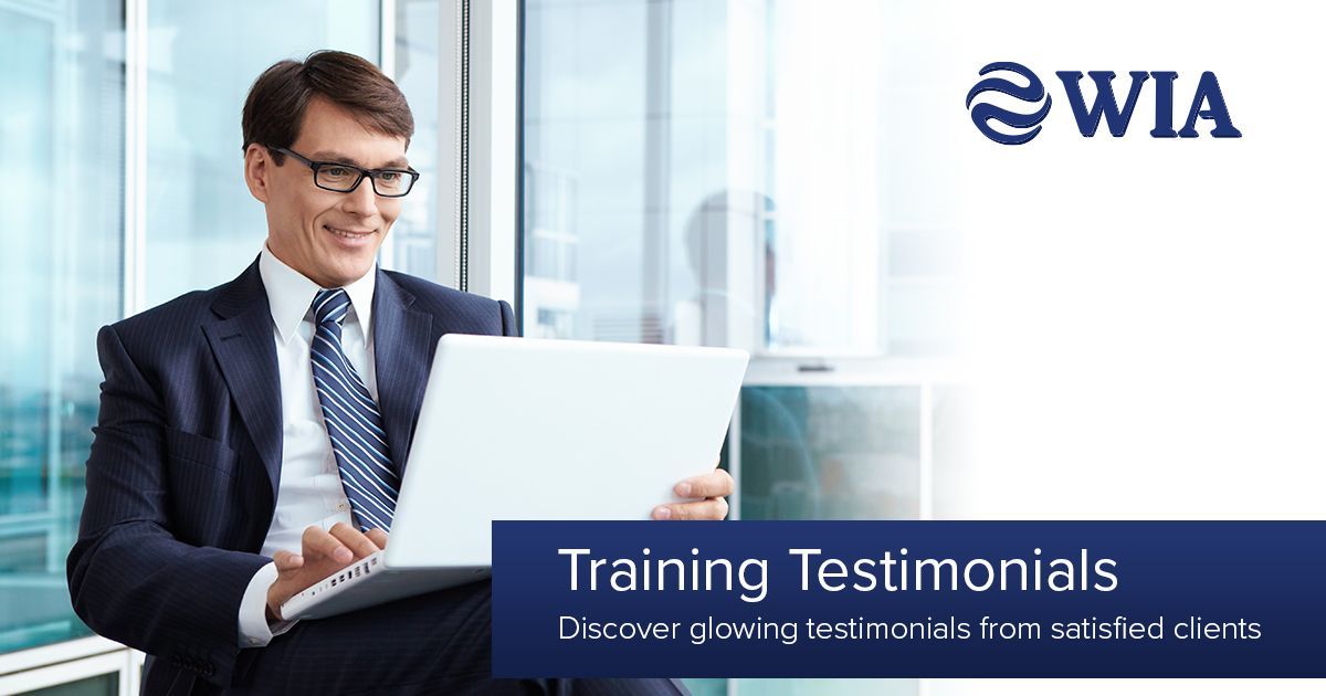 Empowering Success: Client Testimonials for Our Training Programs | WIA ...