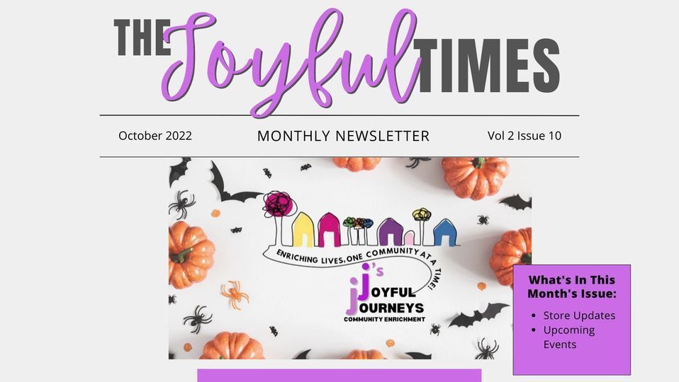 THE JOYFUL TIMES OCTOBER EDITION