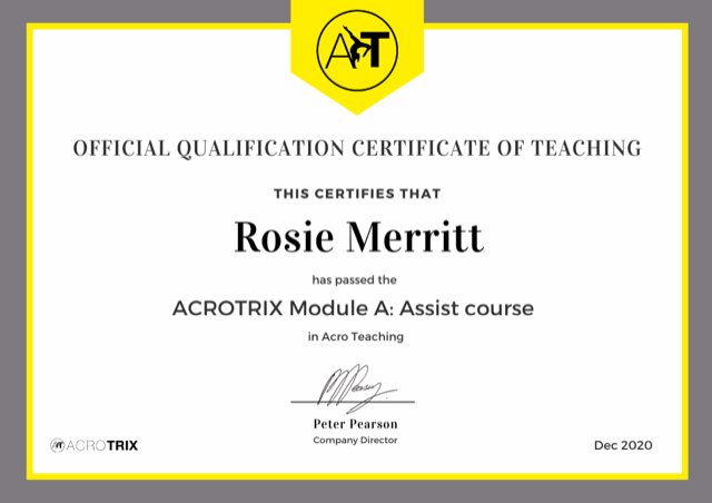 CONGRATULATIONS ROSIE!