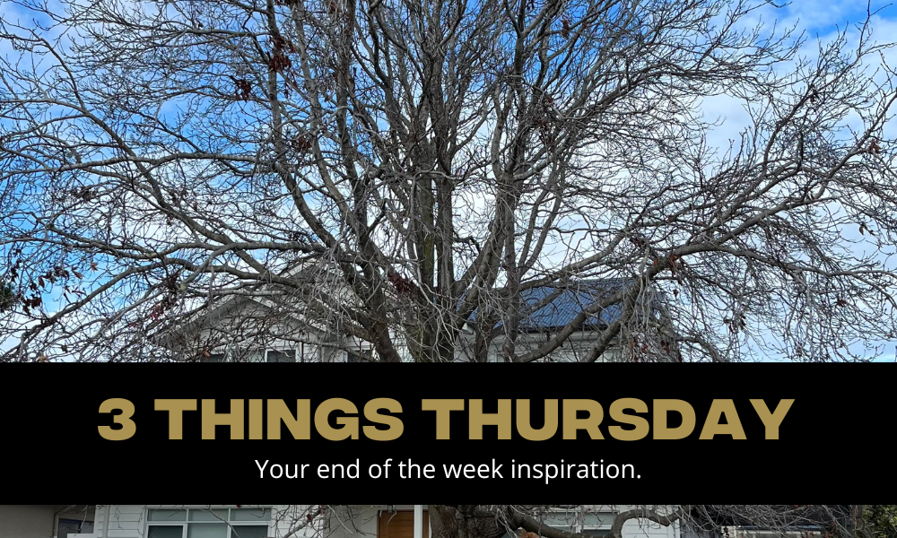 3 THINGS THURSDAY - 08June 2023