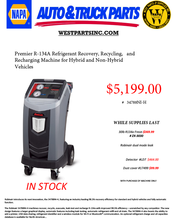 NAPA PARTS STORES | West Parts And Supplies Inc. | 8 Locations | New ...