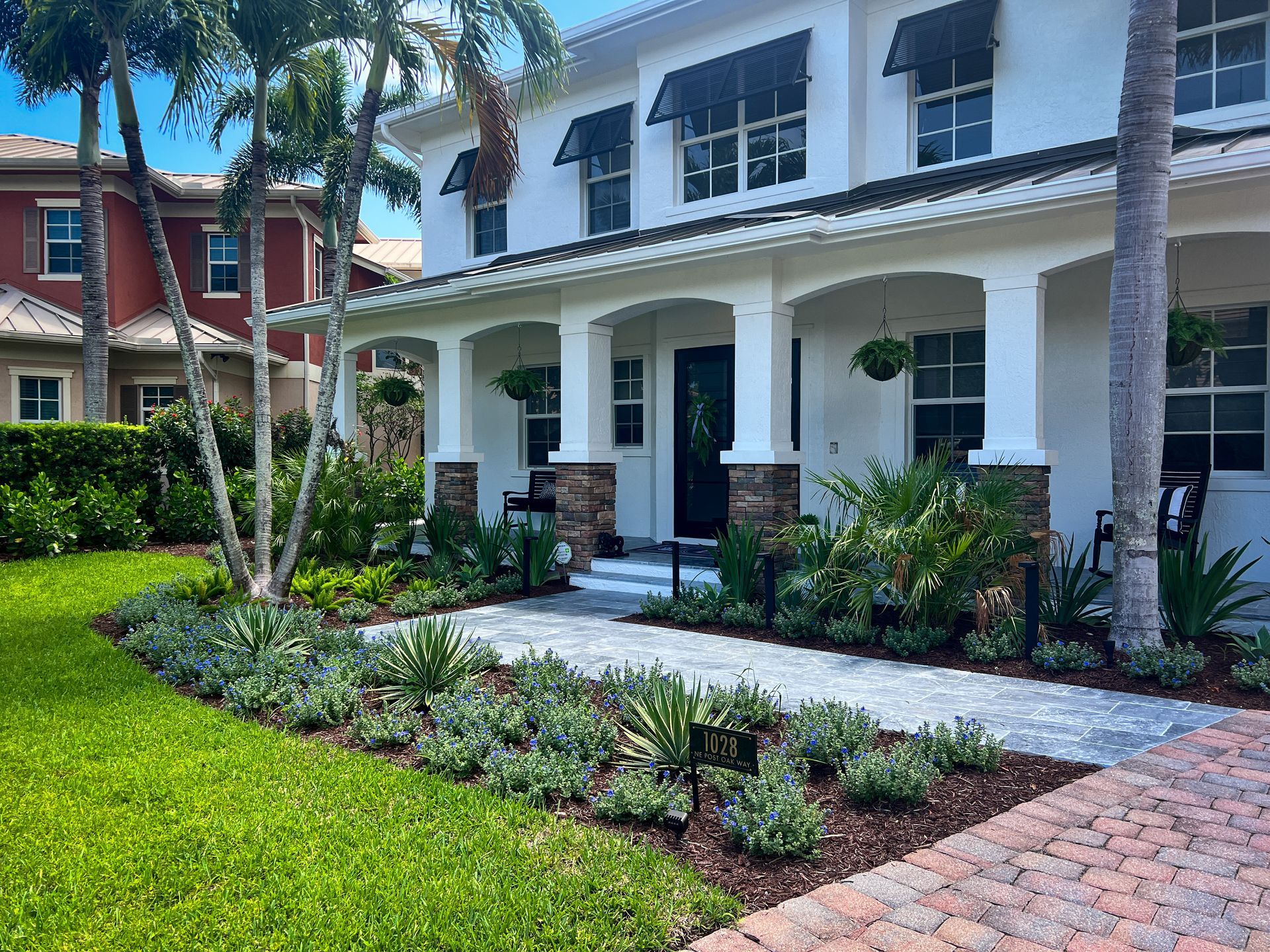 Front & Backyard Makeover | Eileen G Designs | South FL