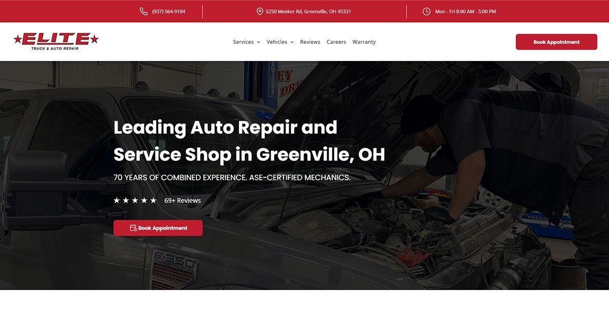 Elite Truck & Auto Repair | Auto Mechanic in Greenville, OH