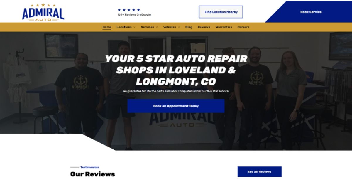 GM Auto Repair - Loveland & Longmont, CO | Admiral Auto