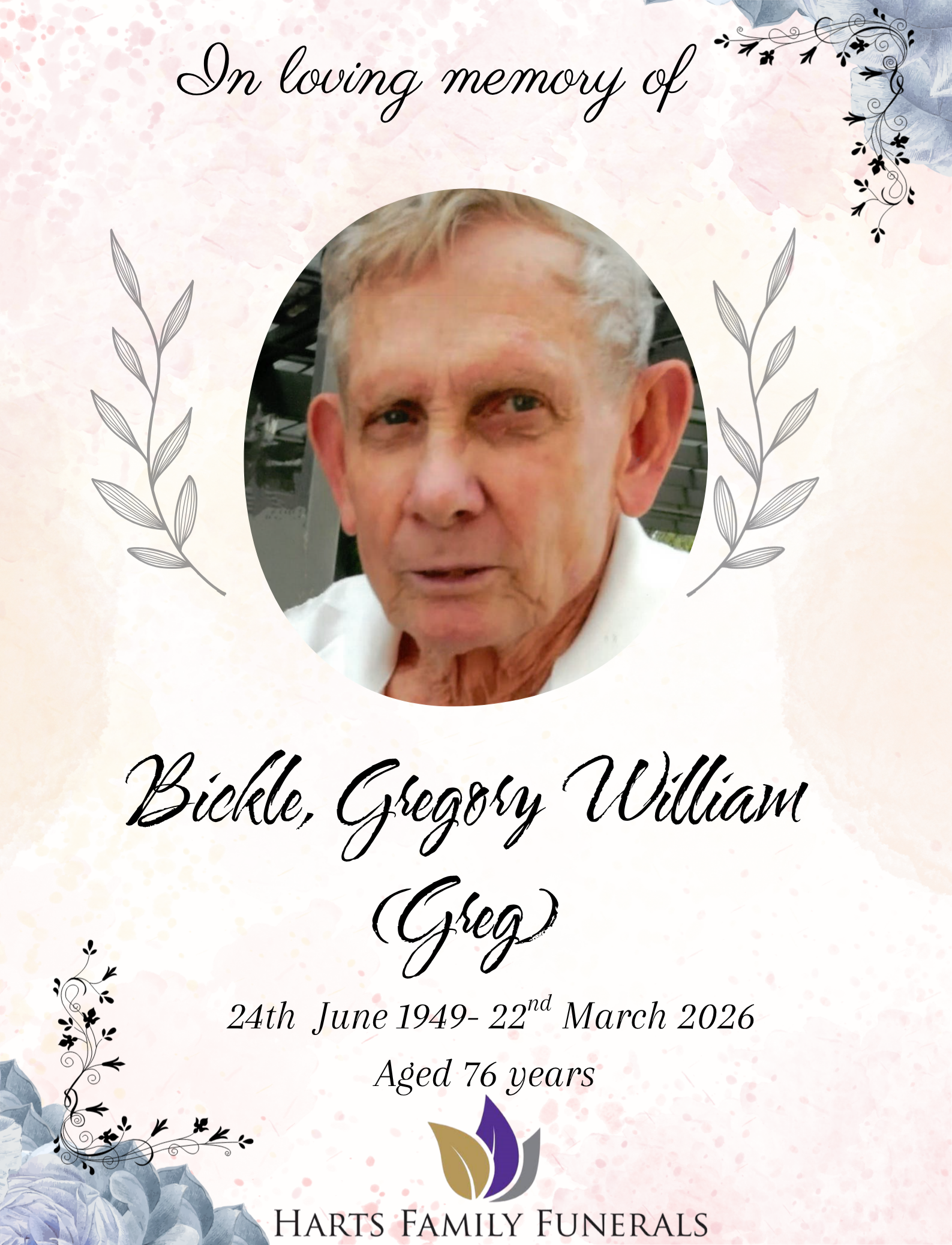 Funeral Notices - North Rockhampton, QLD - Harts Family Funerals