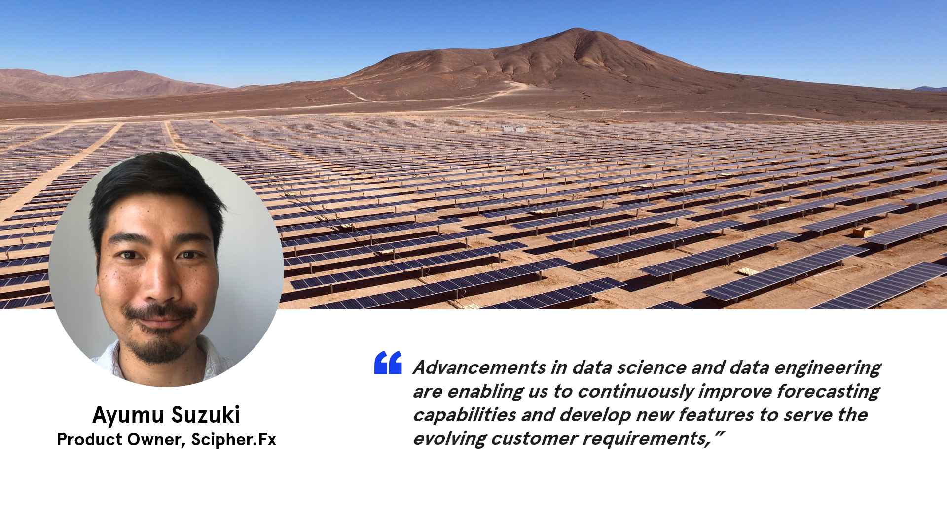 Q&A with Ayumu Suzuki, Product Owner, Scipher.Fx