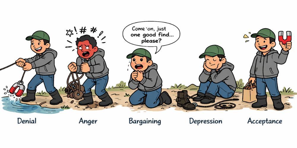 The 5 Stages of Grief When Your Magnet Gets Stuck